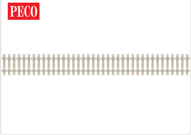 PECO SL-103 Flexible Track, Concrete Sleeper - B & H Models