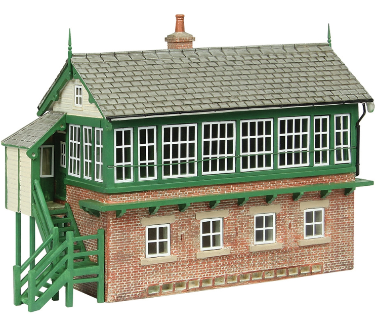 BACHMANN 44-187A Great Central Signal Box Green & Cream – B & H Models