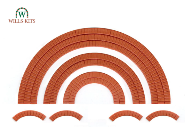 WILLS KITS SS55 Brick Arch Overlays – OO – B & H Models