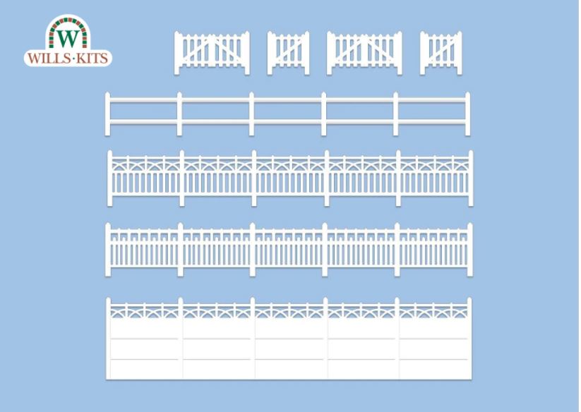 WILLS KITS SS43 Concrete Fencing – B & H Models