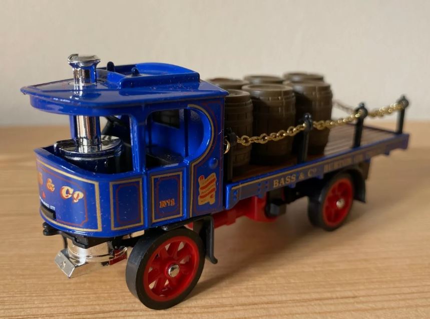 MATCHBOX YESTERYEAR Y18B 1918 Atkinson “D” Type Steam Wagon “Bass & Co ...