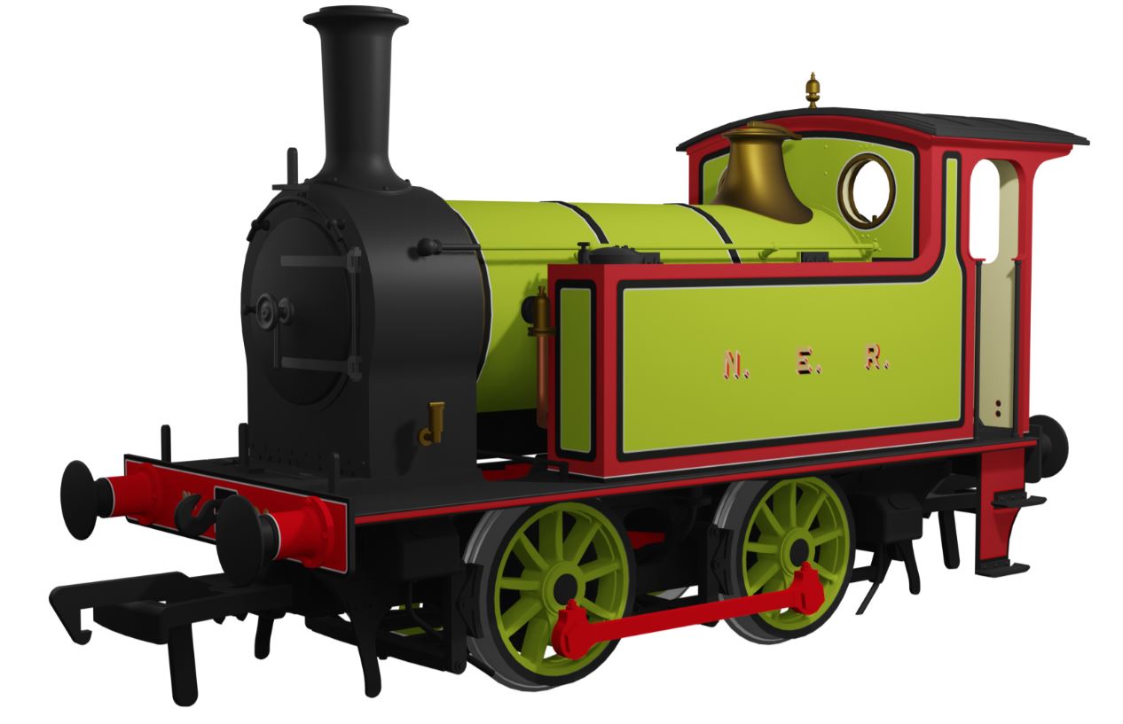RAPIDO 932001 NER H Class – No.24, NER Saxony Green Livery (1888) OO ...