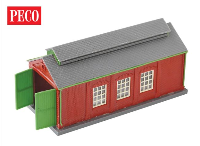 PECO NB-5 Engine Shed, Brick Type – B & H Models